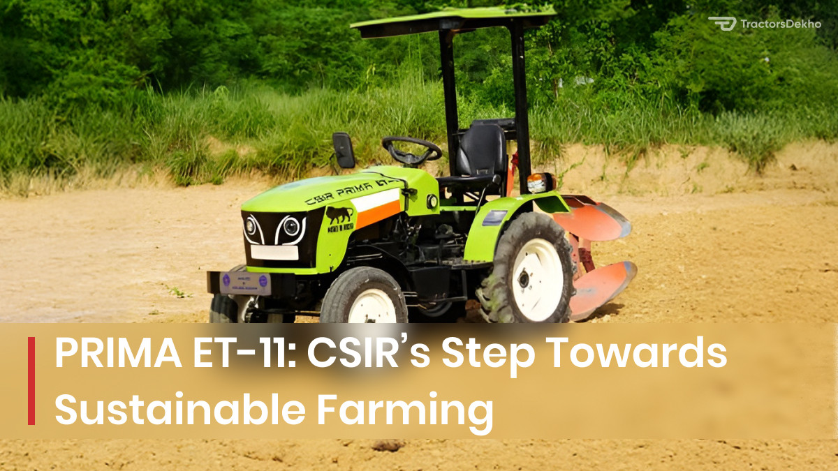 CSIR PRIMA ET-11: India's First Indigenous Compact Electric Tractor ...