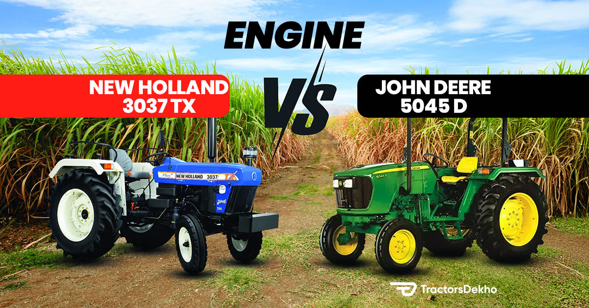 John Deere 5045 D Vs New Holland 3037 TX | Tractorsdekho.com