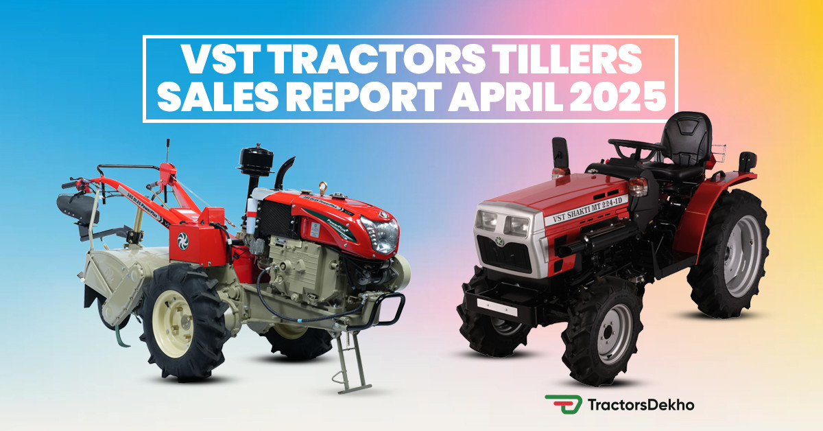 VST Tractors Tillers Sales Report in April 2025 | Tractorsdekho.com