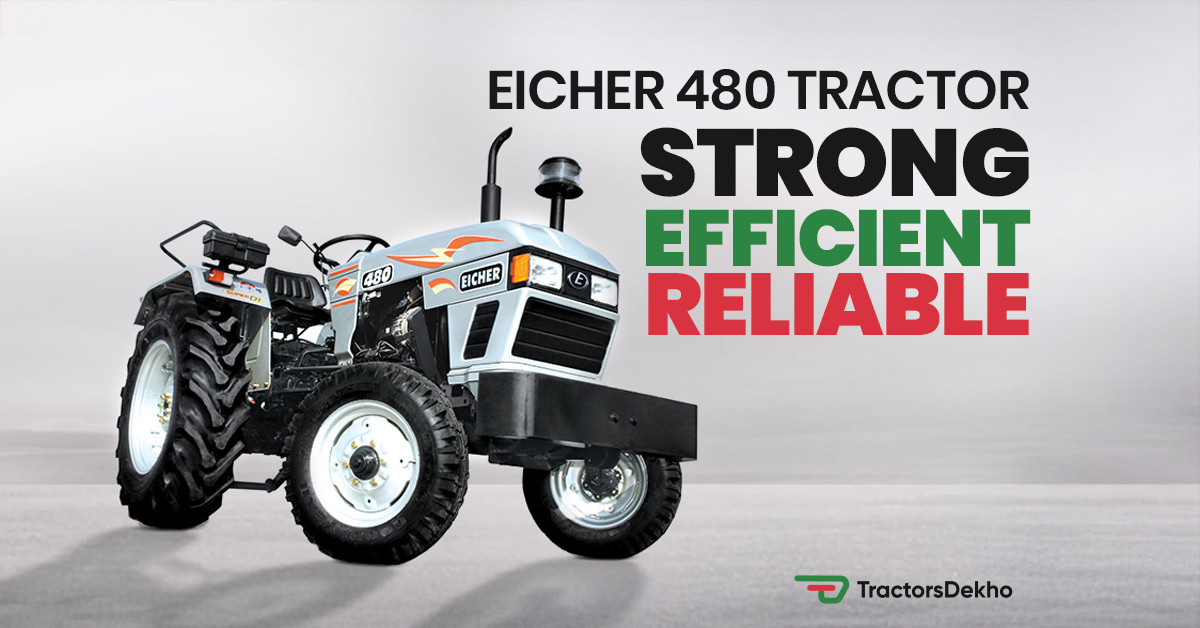 Eicher 480 Tractor – Strong, Efficient, Reliable | Tractorsdekho.com