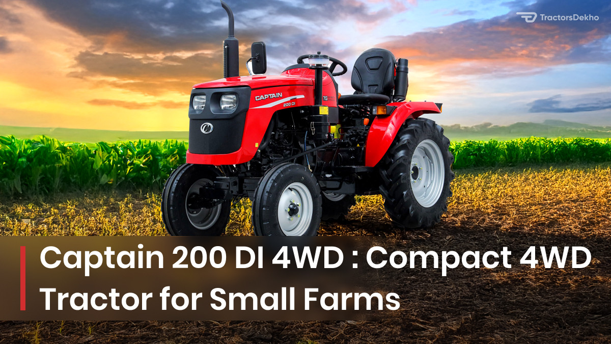 Captain 200 DI 4WD: Compact 4WD Tractor for Small Farms | Tractorsdekho.com