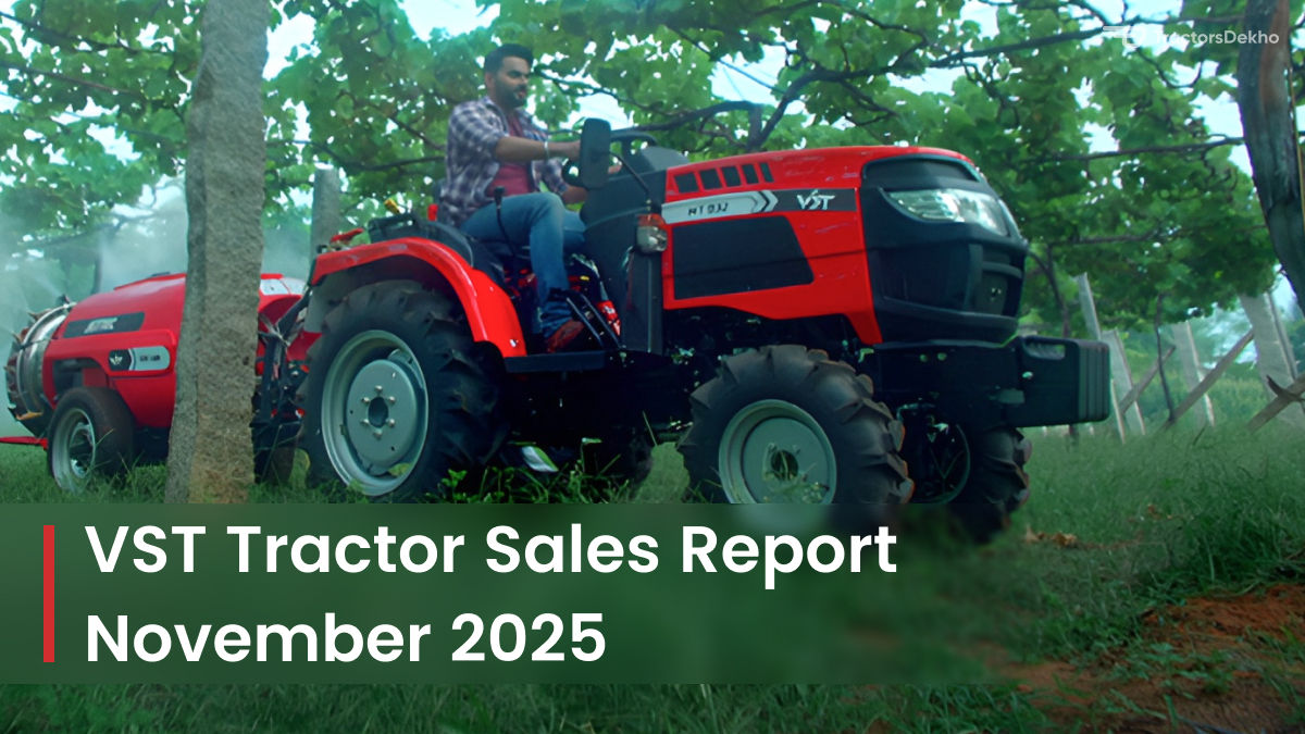 VST Tractor Sales Report November 2025 | Tractorsdekho.com