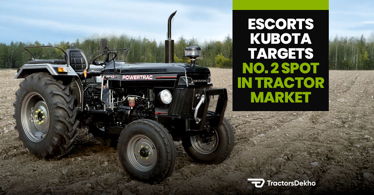 Escorts Kubota Targets No. 2 Spot in Tractor Market | Tractorsdekho.com