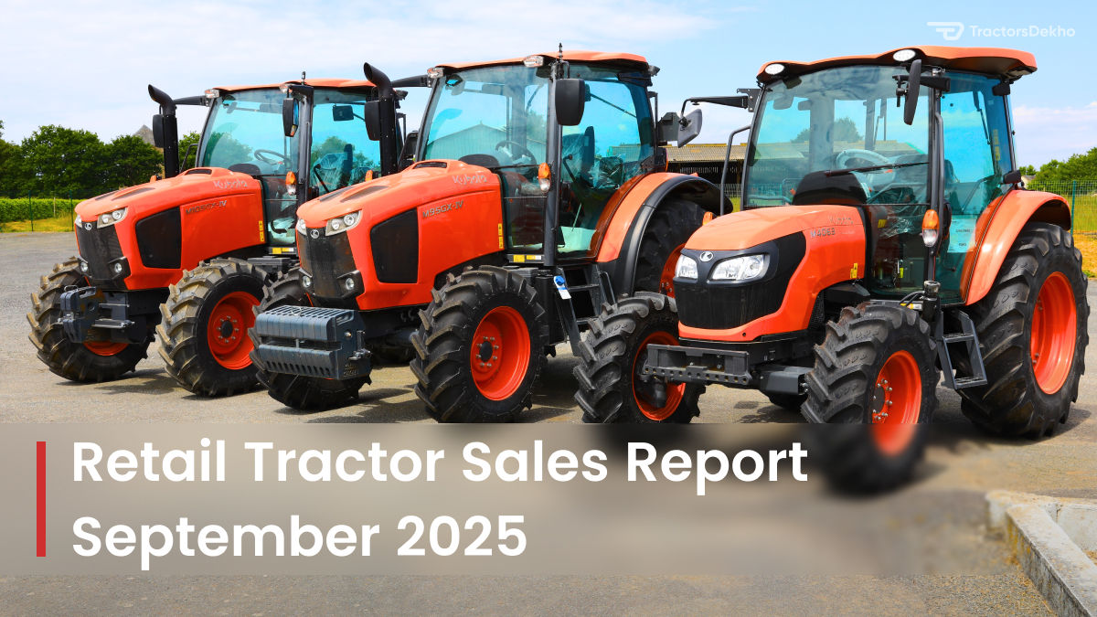 Retail Tractor Sales Report September 2025 | Tractorsdekho.com